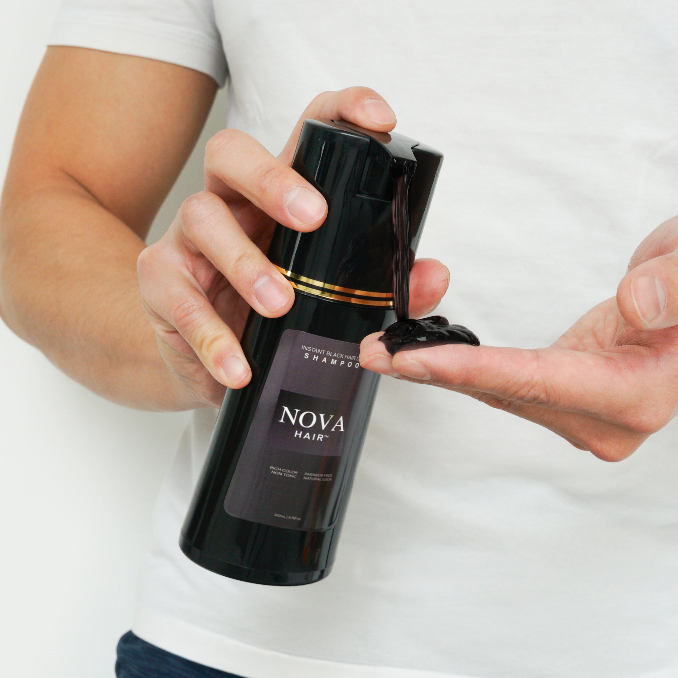 Nova Hair® | Instant Dye Shampoo for Effortless Hair Coloring ...